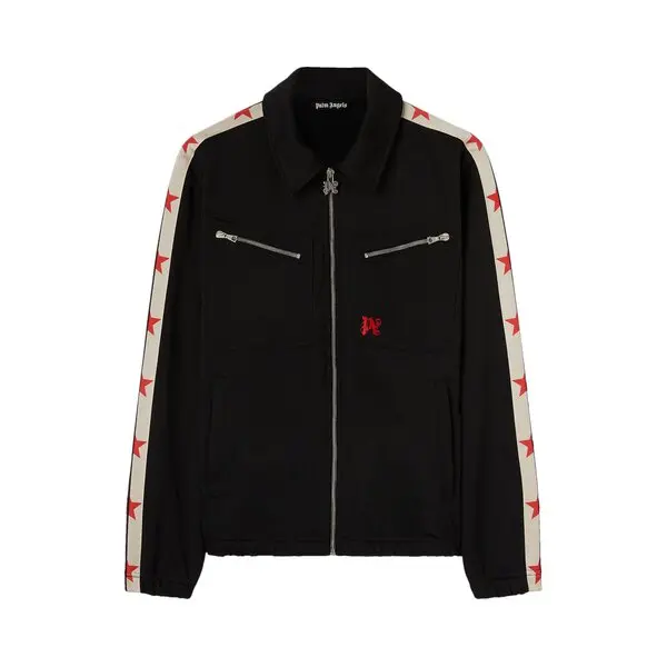 Palm Angels X Haas Moneygram Track Jacket /red/white - Black