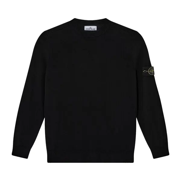 Stone Island Logo Patch Crewneck Jumper