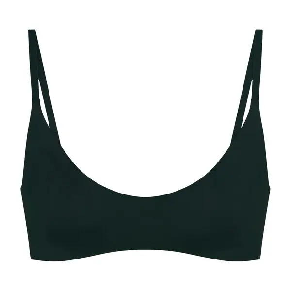 NIKESKIMS Matte Micro-scoop Bra 'dark Teal/dark Teal - Blue