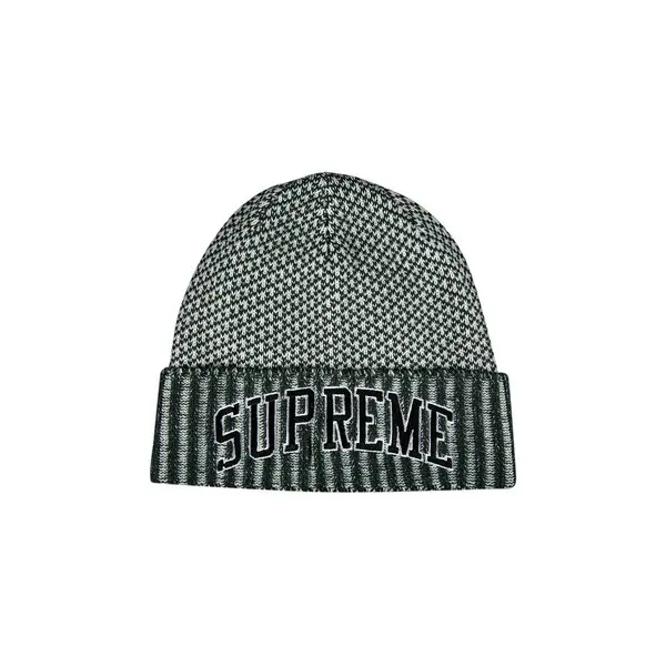 Supreme Fair Isle Beanie 'dark Olive - Green