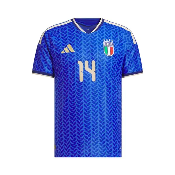 Adidas Italy 26 Home Chiesa Authentic Jersey 'bold - Blue