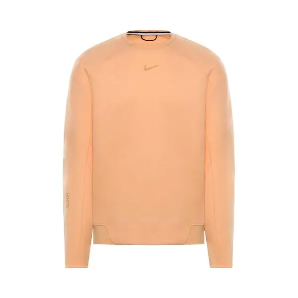Nike X Nocta Tech Fleece Crew 'ice Peach - Orange