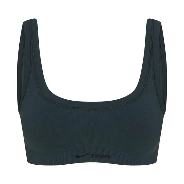 NIKESKIMS Vintage Seamless Scoop Bra 'dark Teal/dark Teal - Blue