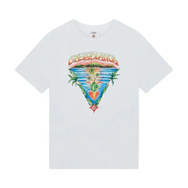 Casablanca Innocence Triangle Classic T-shirt - White