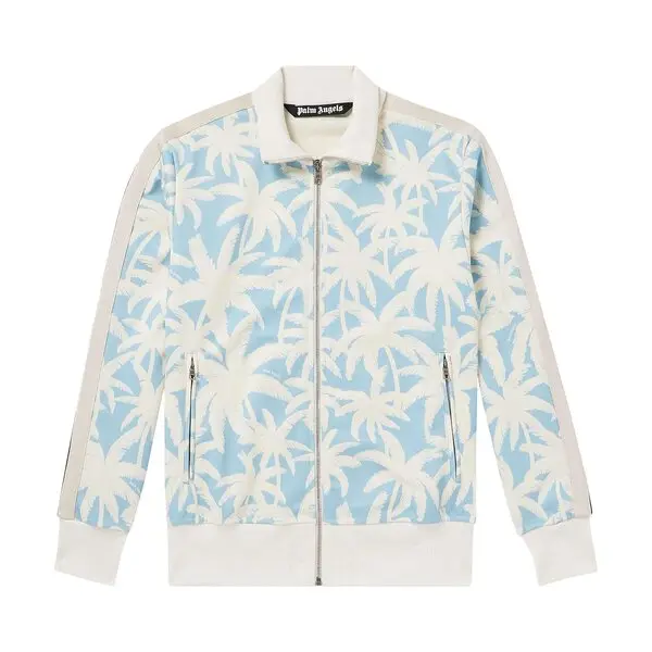 Palm Angels Palms All Over Track Jacket 'light /off White - Blue