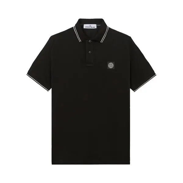 Stone Island Compass Patch Logo Polo
