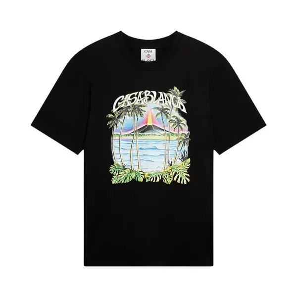 Casablanca Volcano Printed T-shirt
