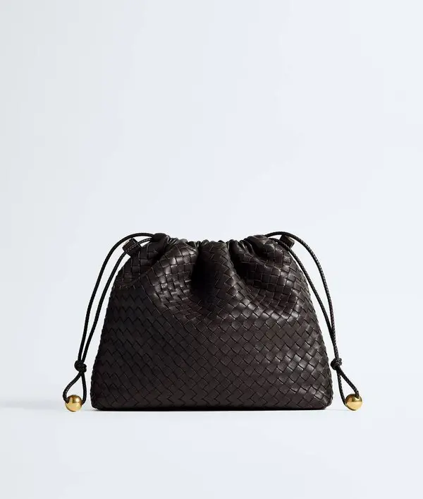 BOTTEGA  VENETA Large Intrecciato Nappa Leather Pouch