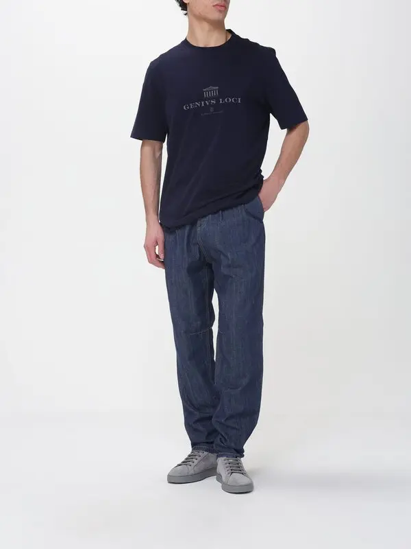 Brunello Cucinelli Tapered Fit Cotton Denim Jeans