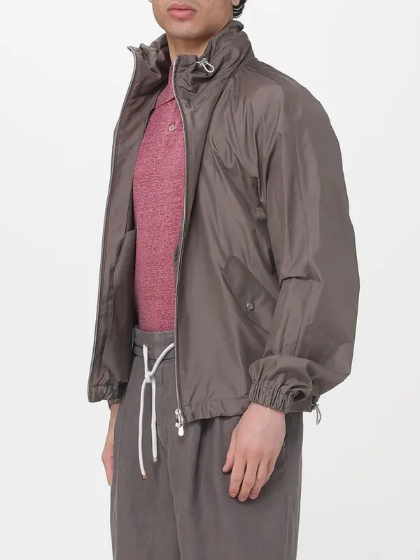 Brunello Cucinelli Technical Fabric Windbreaker - Brown