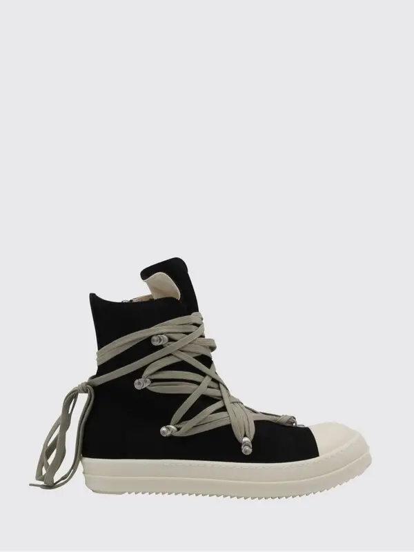 Rick Owens High Top Sneakers - Black