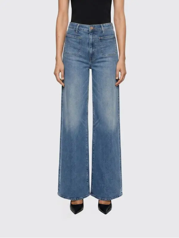 MOTHER Wide-leg Jeans - Blue