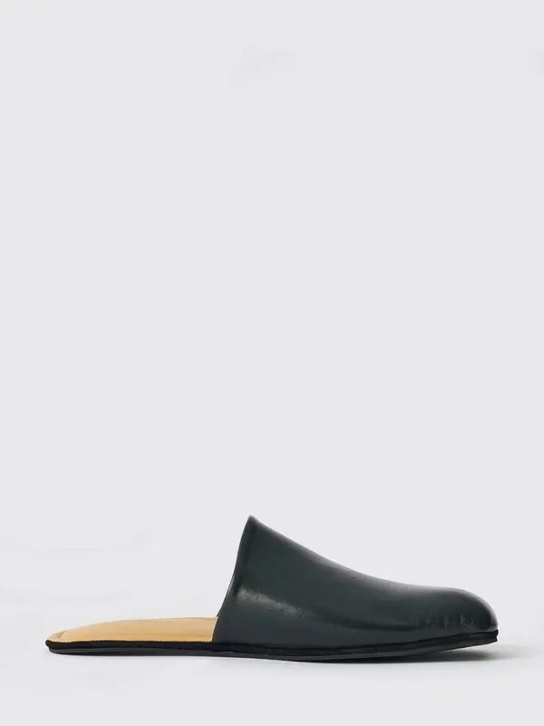 Our Legacy Leather Cigarr Mules - Black
