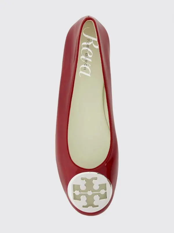 Tory Burch Patent Leather Ballerinas - Red