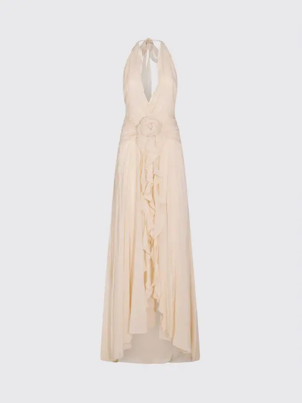 Blumarine Halter Maxi Dress - Amber