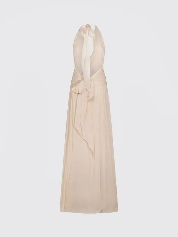Blumarine Halter Maxi Dress - Amber