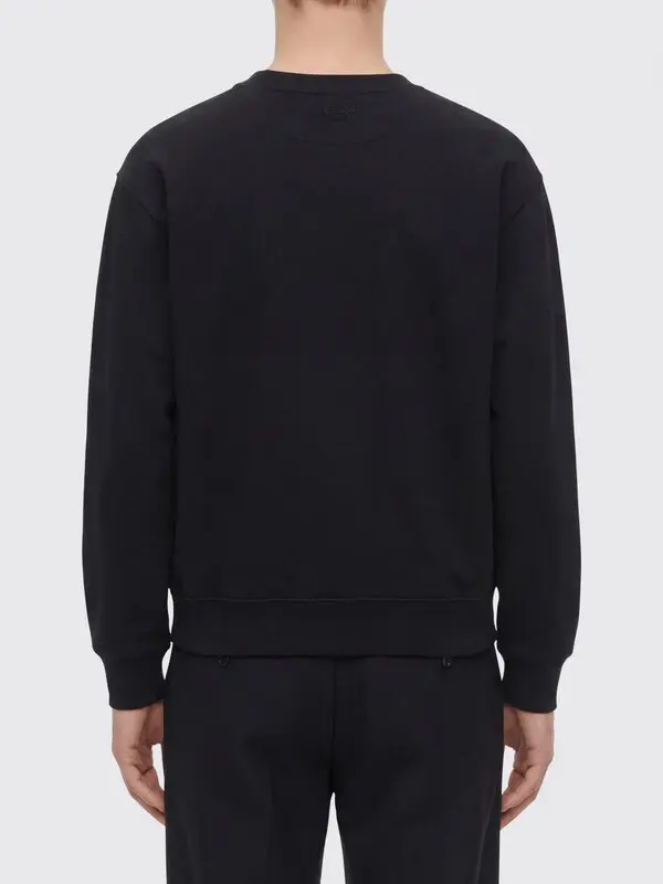 Kenzo Crewneck Sweatshirt With Embroidered Logo - Black
