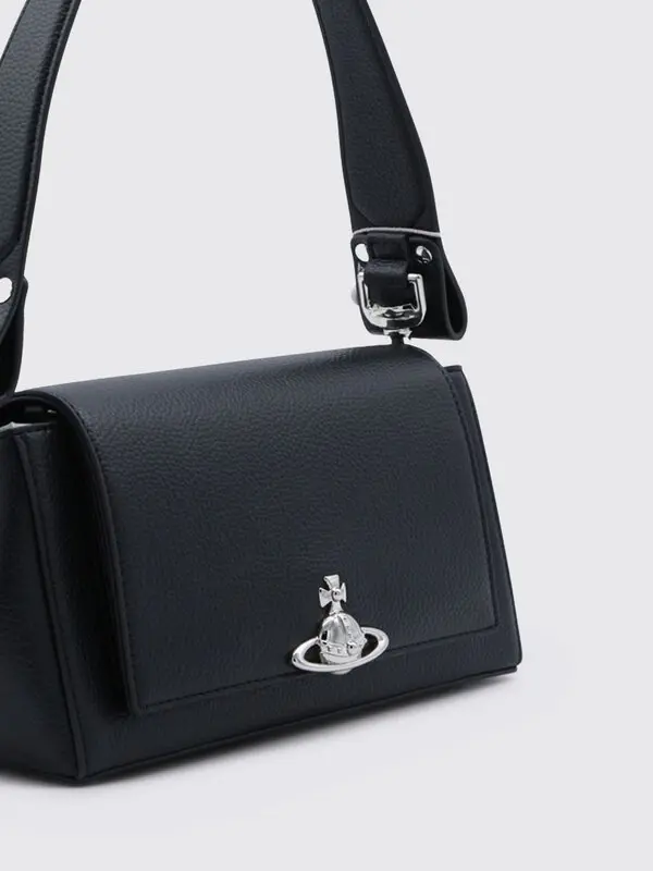 VIVIENNE WESTWOOD Medium Hazel Orb Shoulder Bag - Black