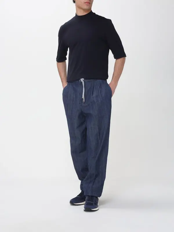 Brunello Cucinelli Cotton T-shirt - Blue