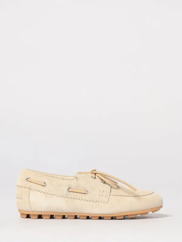 Hogan Suede Loafers - Beige