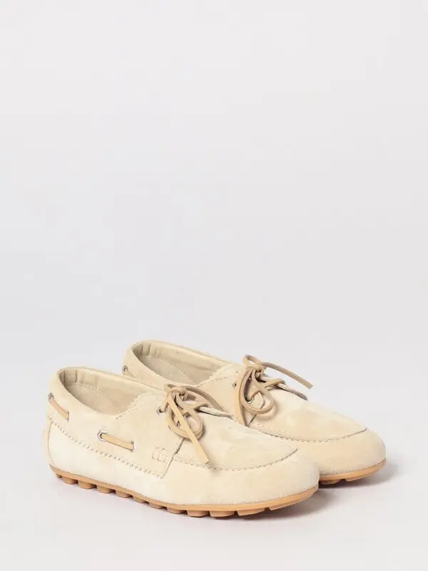 Hogan Suede Loafers - Beige