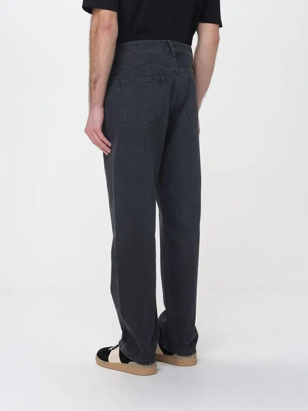 Valentino Garavani Cotton Denim Straight Jeans - Black