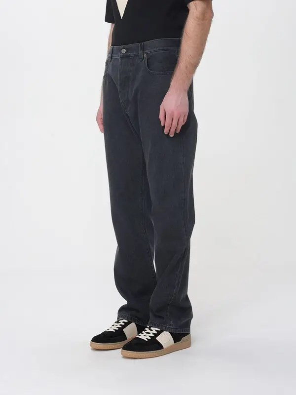 Valentino Garavani Cotton Denim Straight Jeans - Black