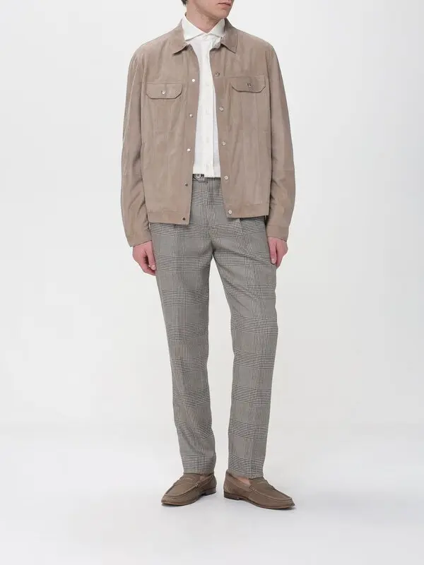 Brunello Cucinelli Virgin Wool And Silk Chino Pants