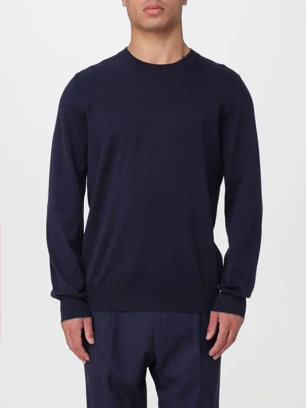 Brunello Cucinelli Crew Neck Pullover - Blue