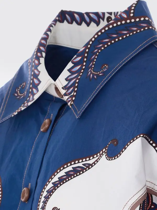 Farm Rio Printed Button-up Shirt