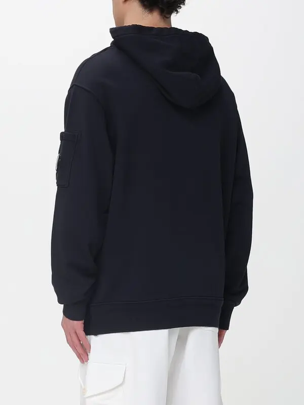 C.P. COMPANY Cotton Hoodie - Blue