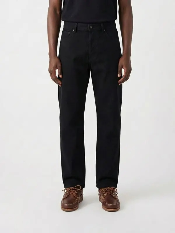 Stone Island Straight Leg Jeans - Black