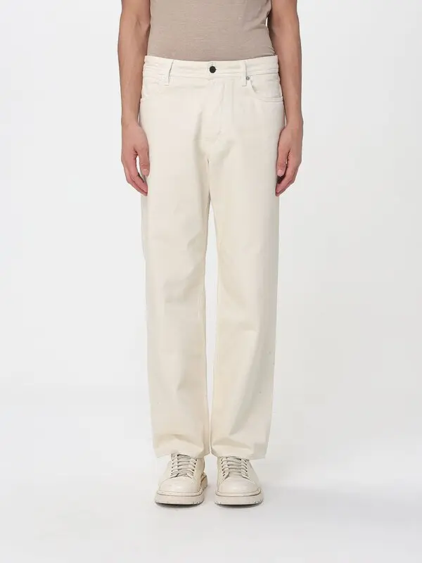Stone Island Straight Leg Jeans - Ivory