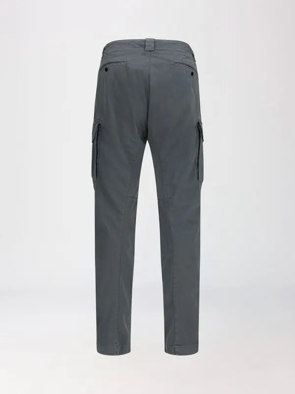 C.P. COMPANY Stretch Cotton Cargo Trousers - Grey