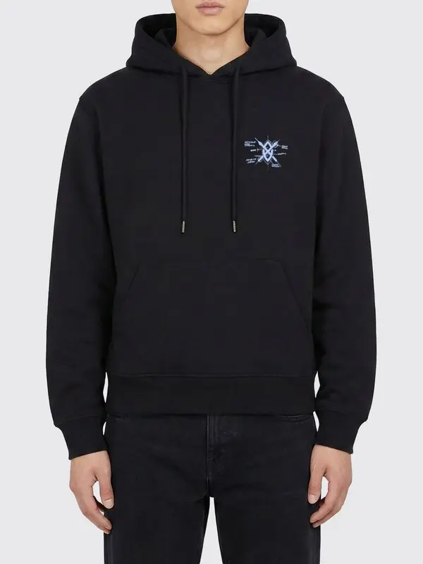 DAILY PAPER Cotton Hoodie With Graphic Print