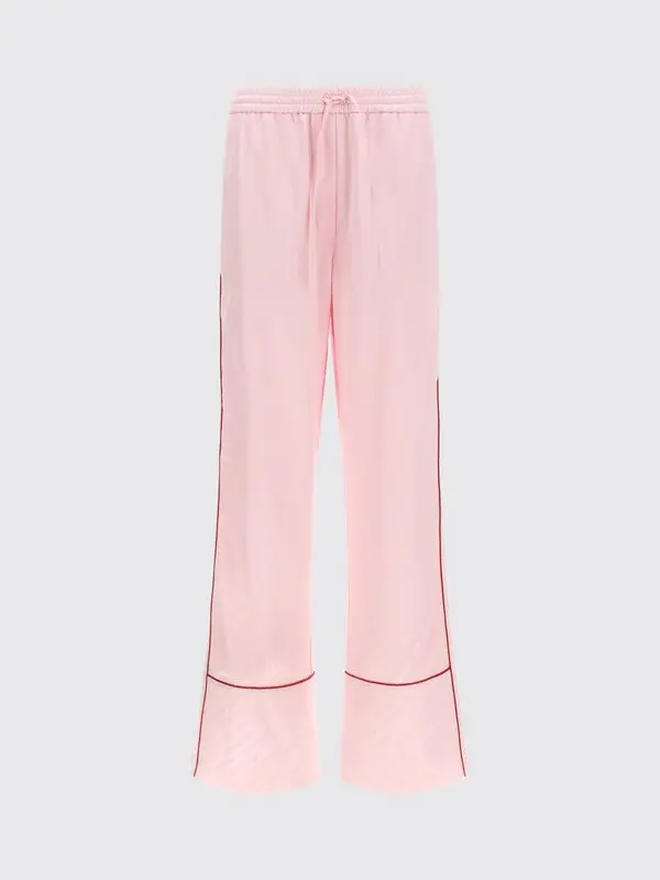 Off-White Viscose Blend Jogging Pants
