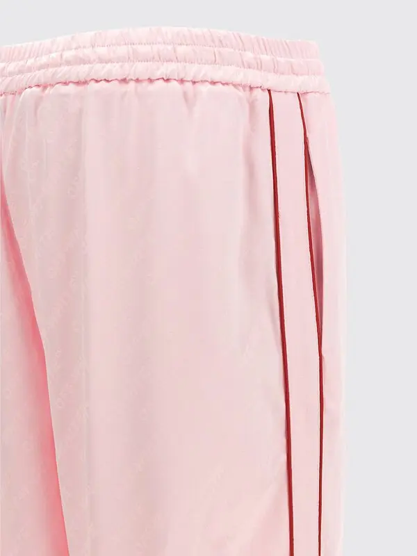 Off-White Viscose Blend Jogging Pants
