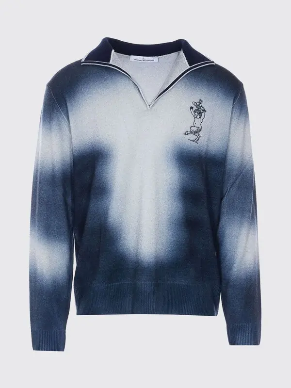 VIVIENNE WESTWOOD Printed Merino Wool And Cashmere Pullover