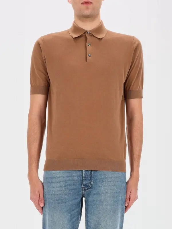 LARDINI Knitted Polo Shirt