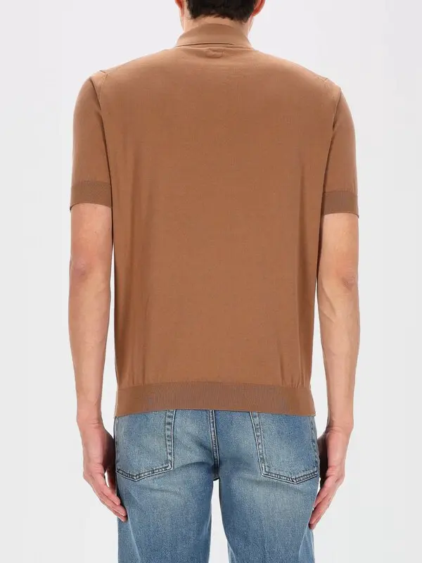 LARDINI Knitted Polo Shirt