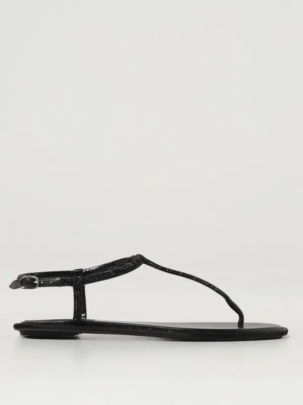 Rene Caovilla Heeled Sandal - Black