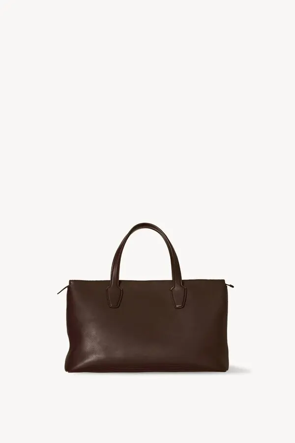 THE ROW Marcel Top Handle Bag - Deep Brown