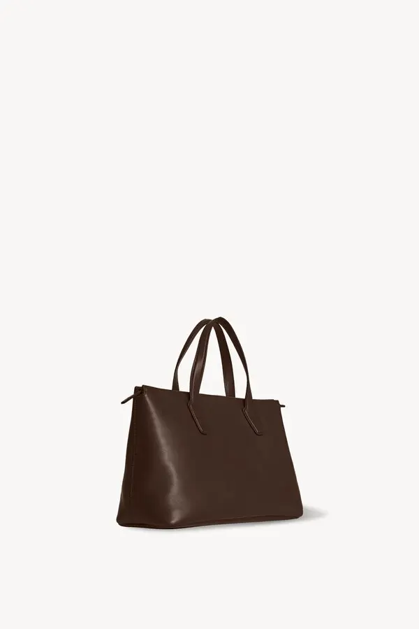 THE ROW Marcel Top Handle Bag - Deep Brown