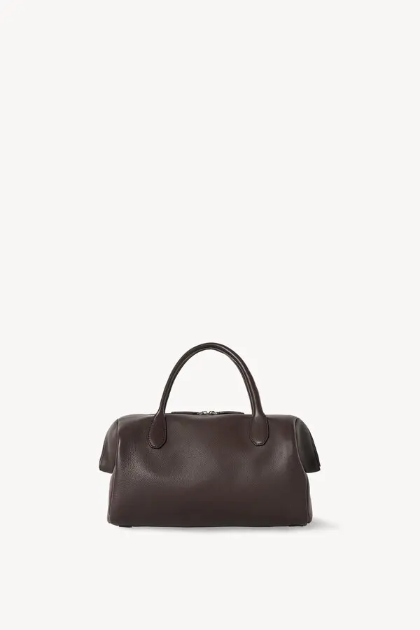 THE ROW Faye Bowling Bag - Dark Brown