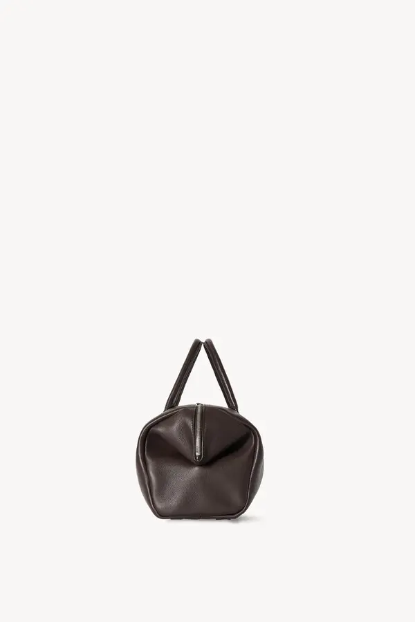 THE ROW Faye Bowling Bag - Dark Brown