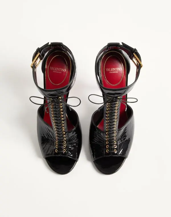 Valentino Garavani Bustier Naplak Sandal 105mm
