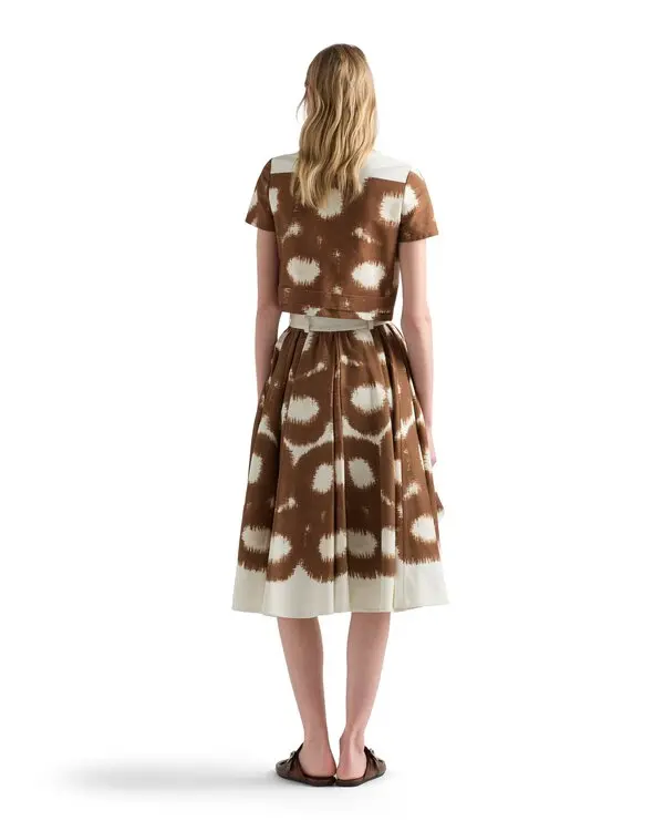 Prada Printed Canvas Shirt - Brown