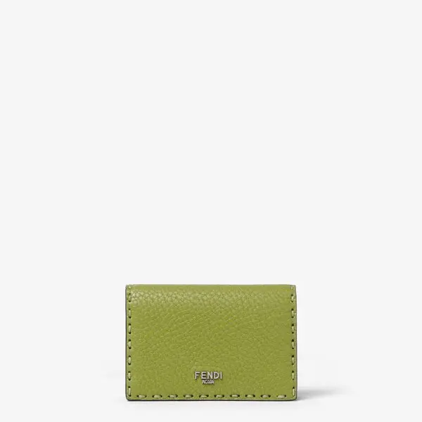 Fendi Selleria Card Case - Green