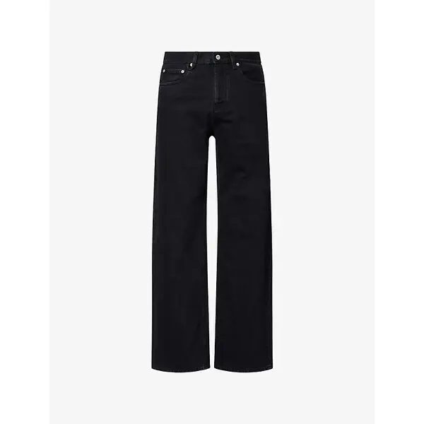 Jacquemus Le De-nimes Straight-leg Denim Jeans - Black