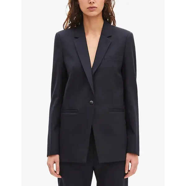 The Kooples Single-breasted Notch-lapel Woven Blazer